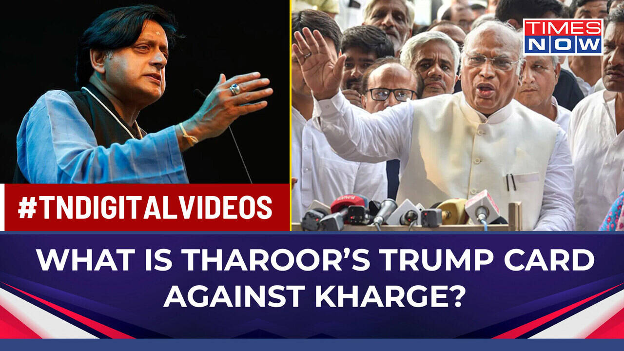 Congress President Polls: Tharoor Warns Kharge Backers, Makes Stunning Claim For His Bid | News ...