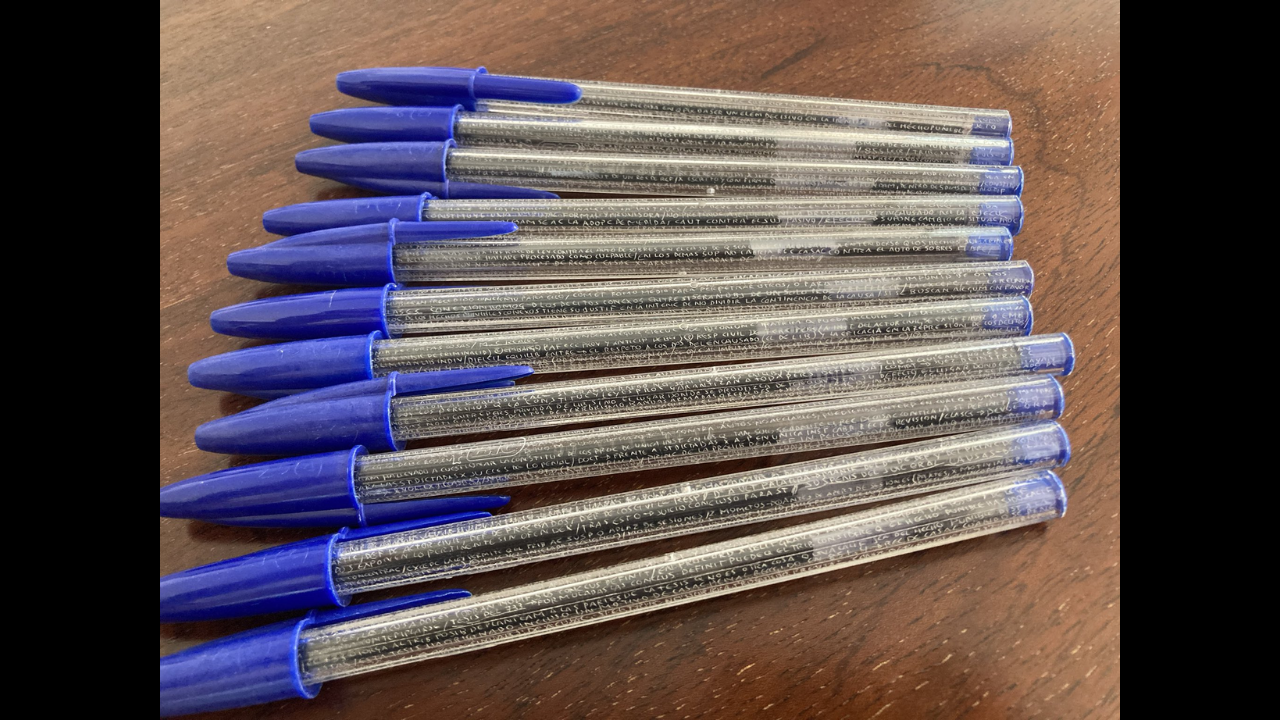 Law student writes tiny notes on pens to cheat in exam, netizens call ...