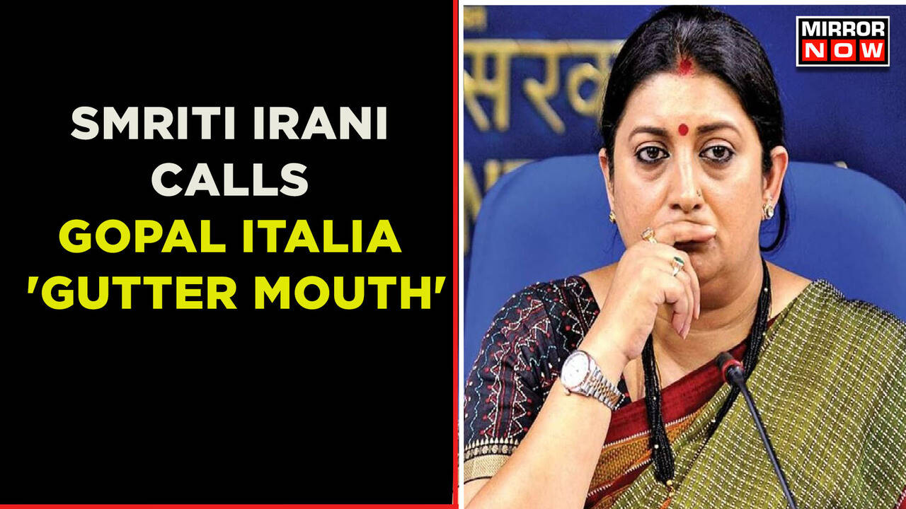 Union Minister Smriti Irani Slams Delhi CM Arvind Kejriwal Over Gopal ...