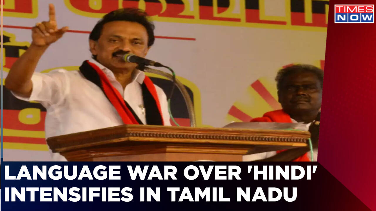 Language Politics Over 'Hindi' | TN's CM says 'Non Hindi Speakers ...