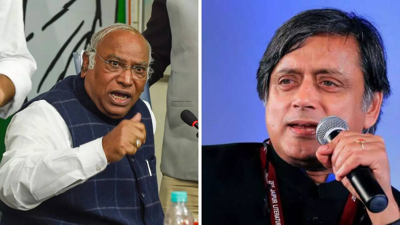 Mallikarjun Kharge or Shashi Tharoor - Congress set to elect its next president today | India ...