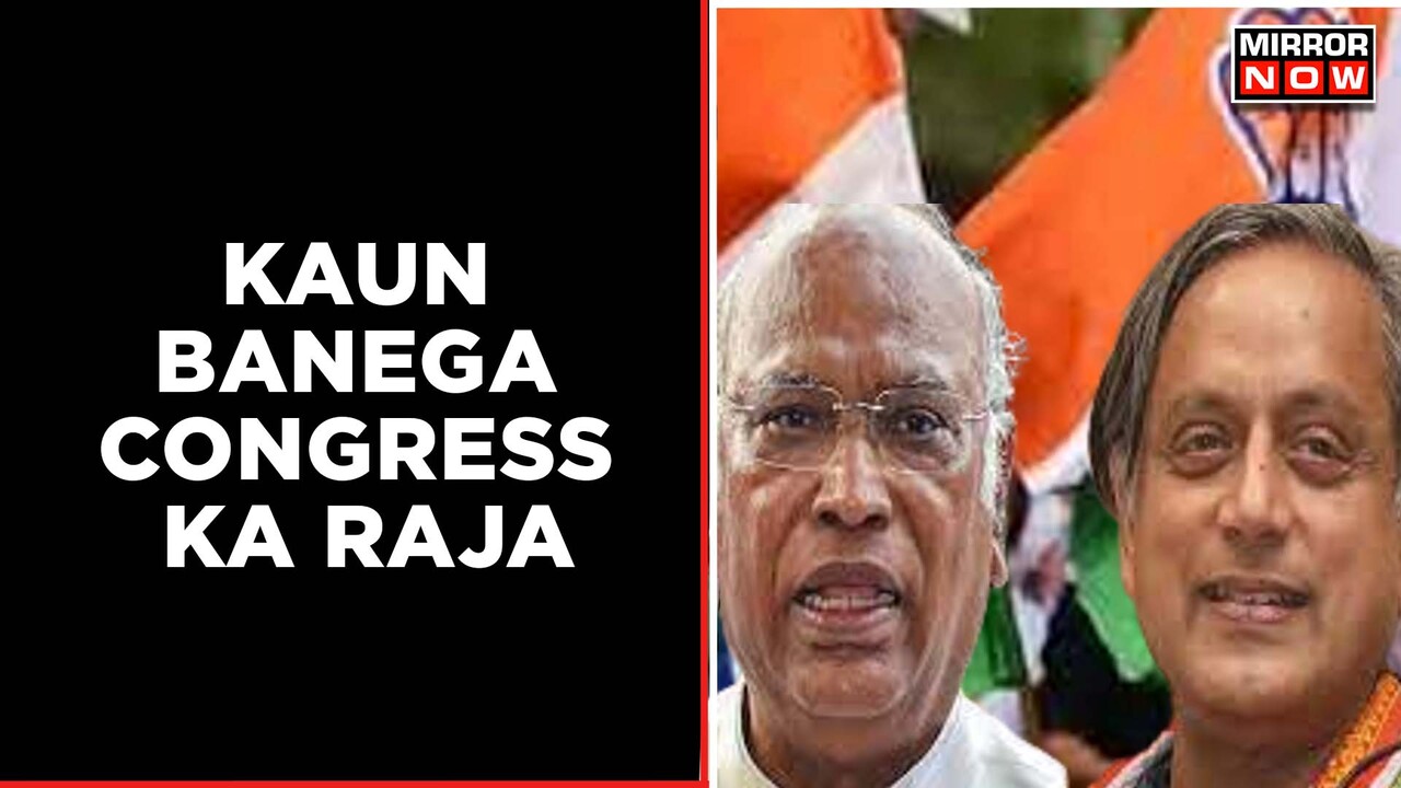 A Non-Gandhi President After 24 Years | Loyalists Kharge Or Hopeful Tharoor? | English News ...