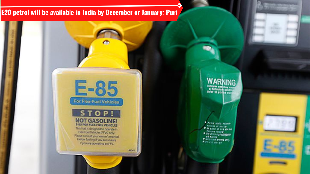 E20 petrol will be available in India by December or January: Puri ...