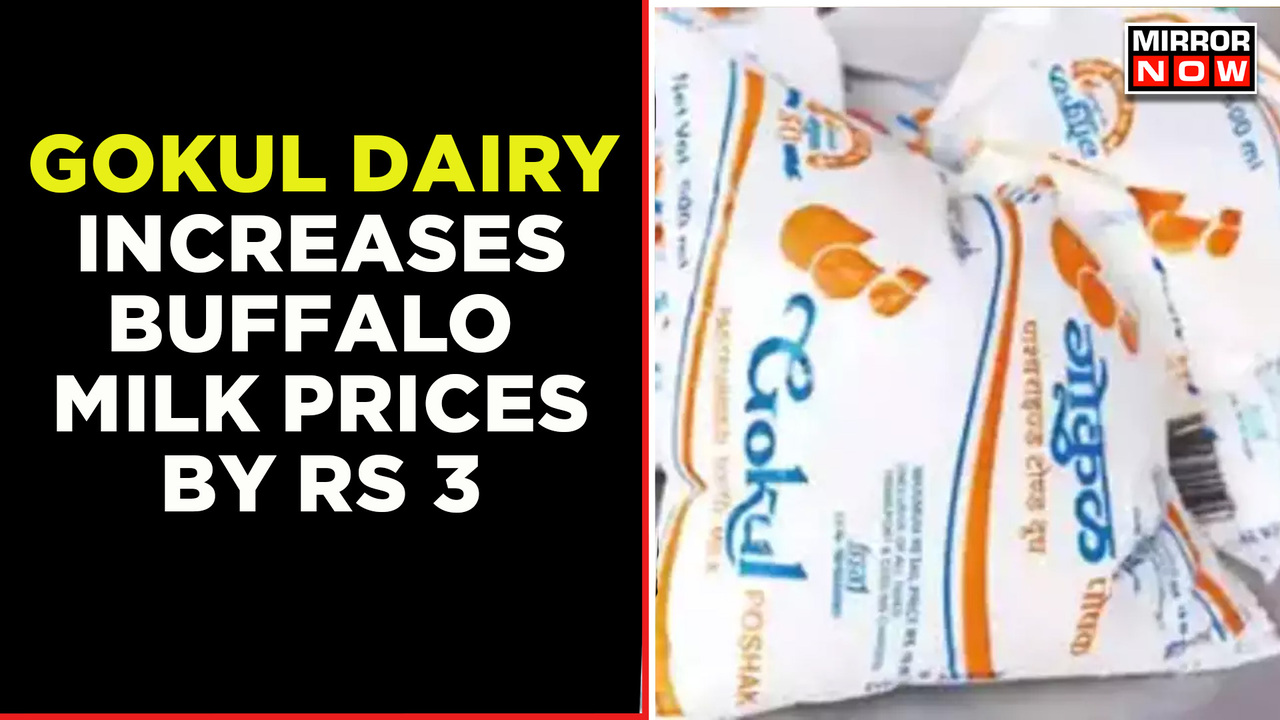 Gokul Dairy Increases Buffalo Milk Price By Rs 3/Litre; Cow Milk Prices To Remain Same | English ...