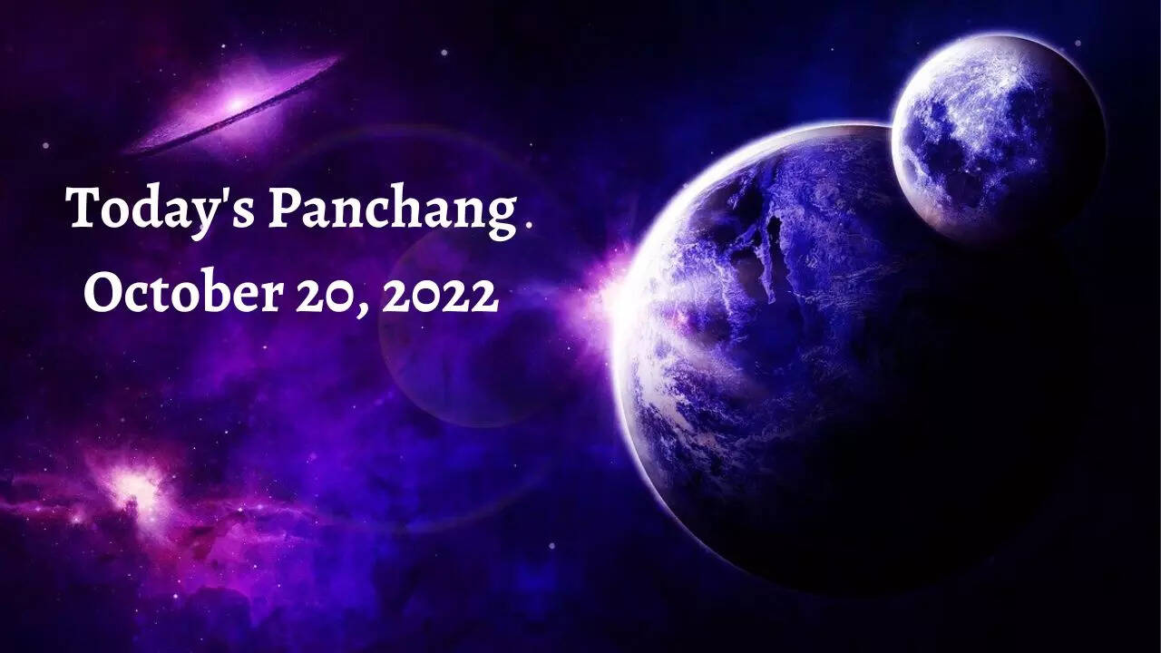 Today's Panchang, October 20, 2022: Check out tithi, shubh muhurat ...