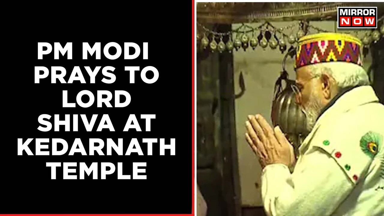 PM Modi In A Tradition Attire 'Chola Dora' Offers Prayers At Kedarnath ...