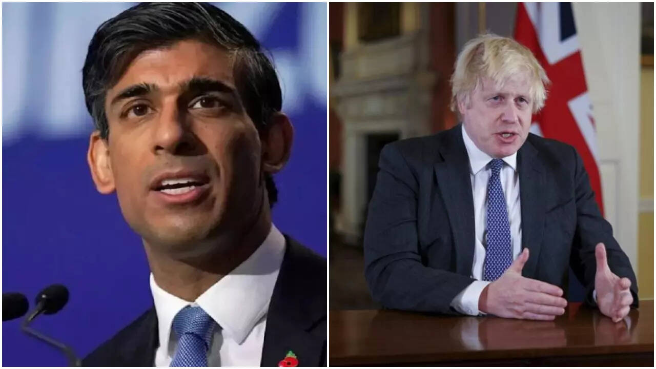 UK political crisis: Rishi Sunak and Boris Johnson hold talks in private amid Tory leadership ...