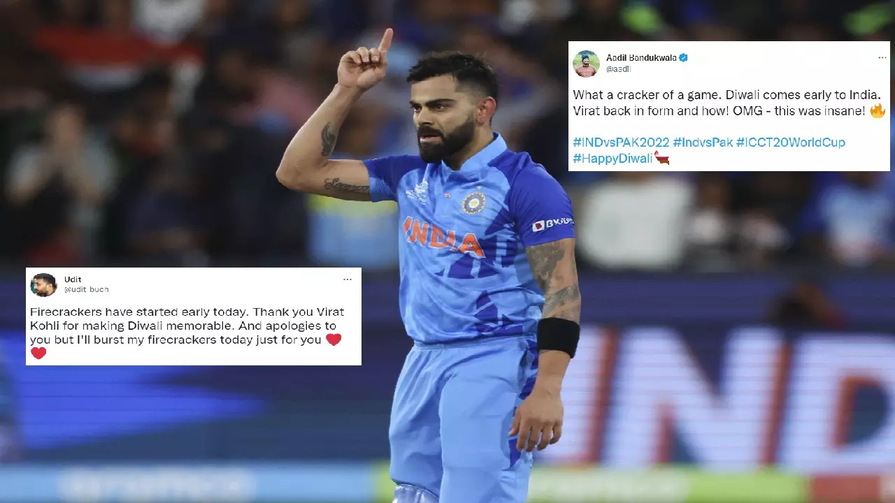 'This time Diwali begins early': Twitter goes berserk as Virat Kohli ...
