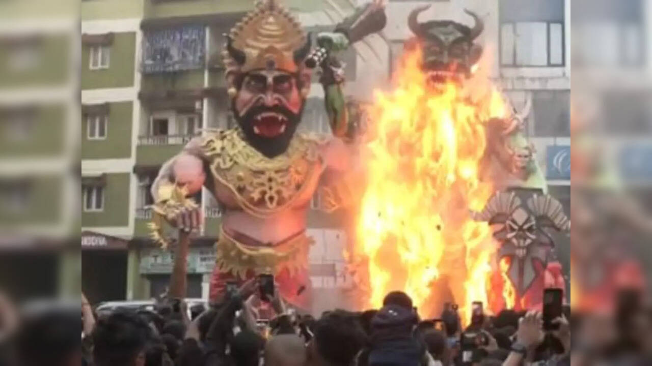 'Narakasur Vadh': Goan Diwali tradition of burning the demon's effigy ...