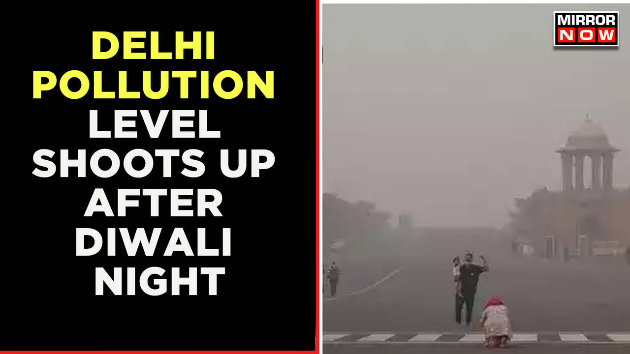 Pollution Level Increases In Delhi After Diwali As People Burst ...