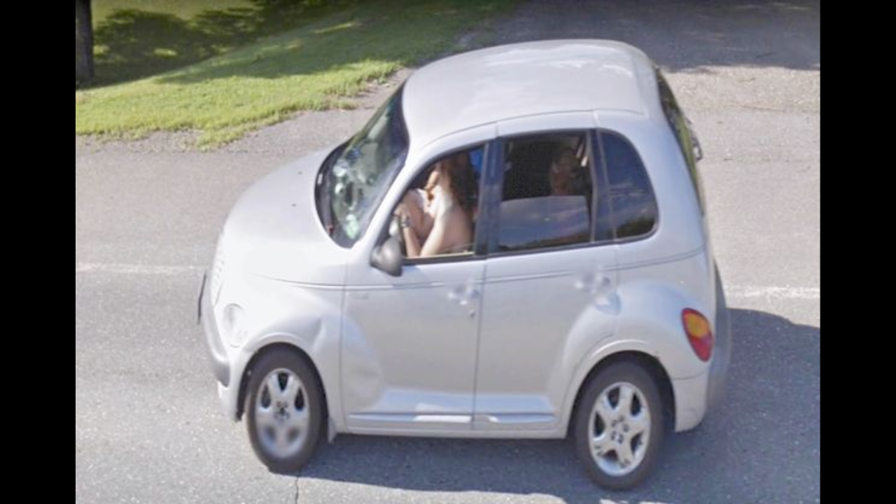 Google Earth user spots 'alien' chilling in back seat of car, photo ...