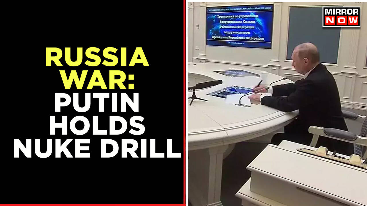Putin Monitors Nuke Drill | West Rejects Russian Claim As 'False ...