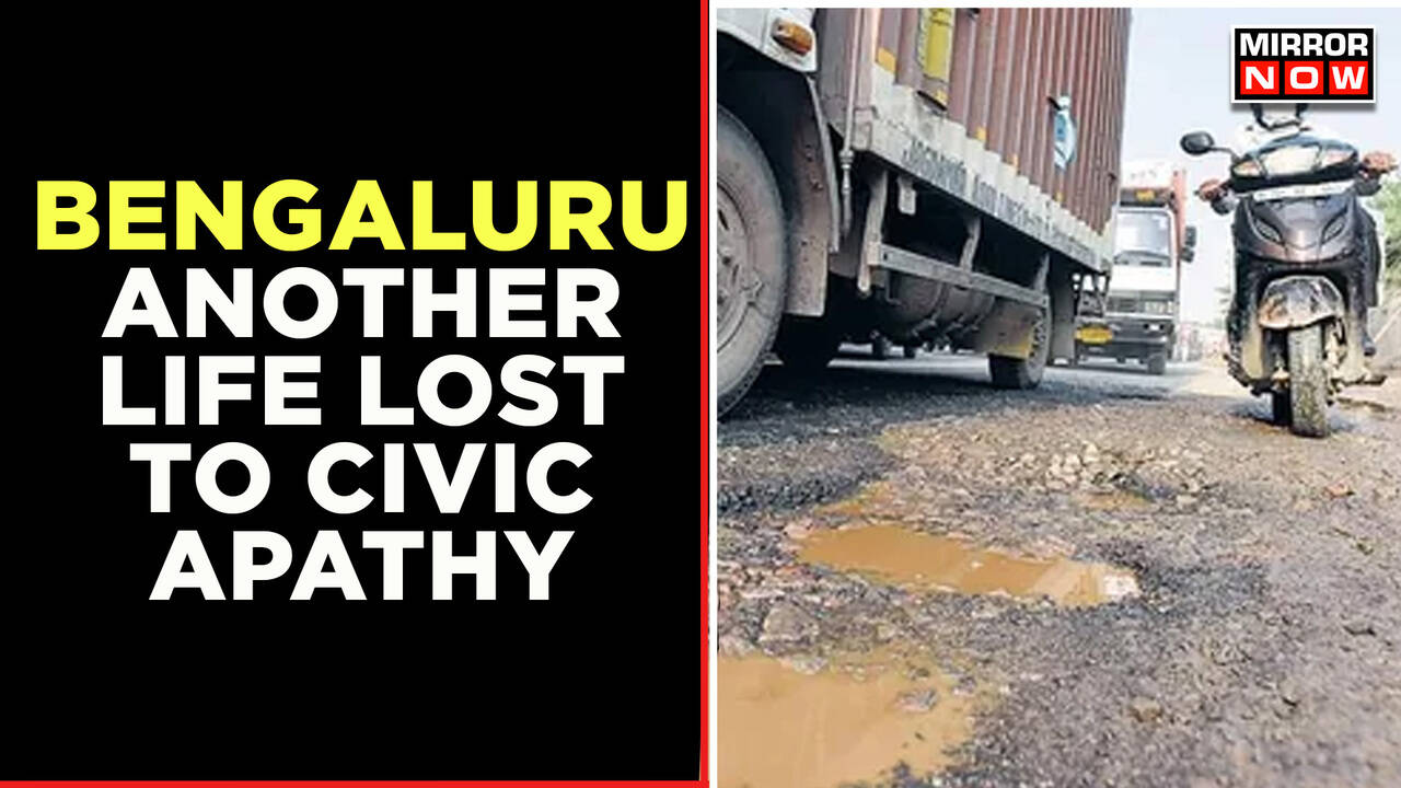 Karnataka Another Life Lost To Civic Apathy In Bengaluru Biker Dies