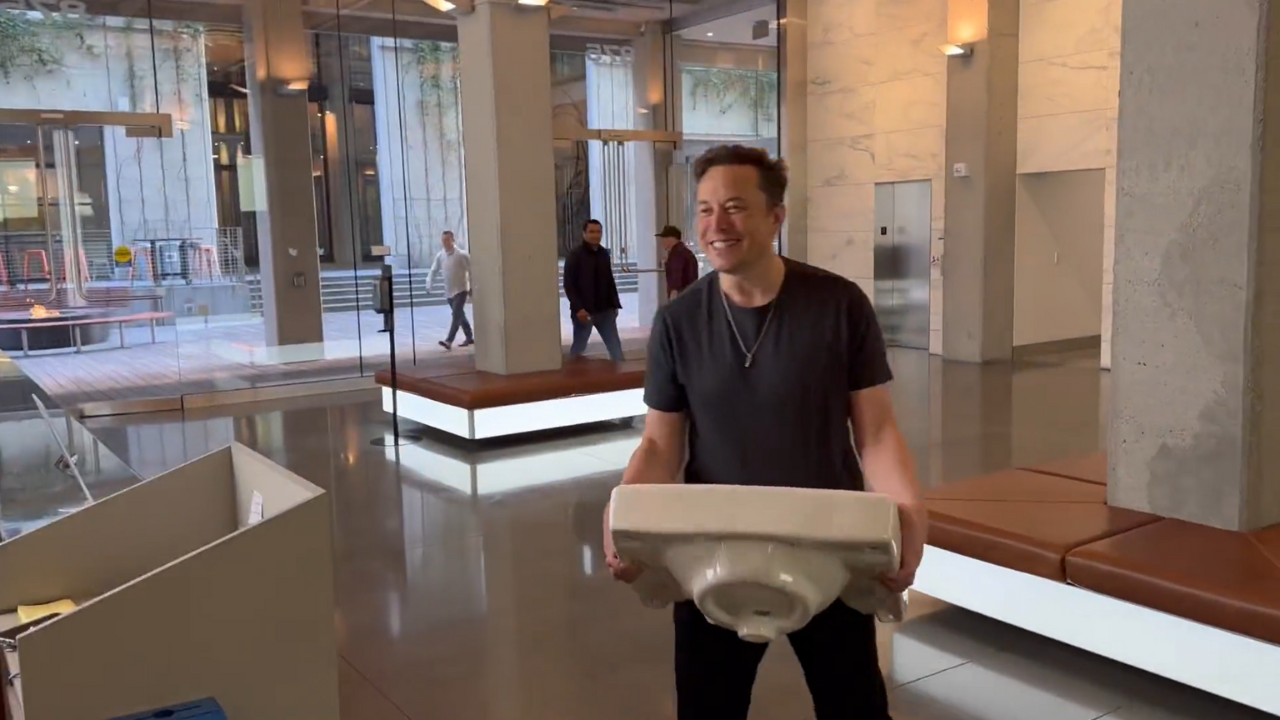 Here's why Elon Musk was carrying a sink into Twitter's headquarters ...