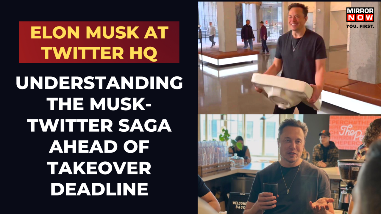 Elon Musk at Twitter HQ | The Billionaire Meets Employees Before ...