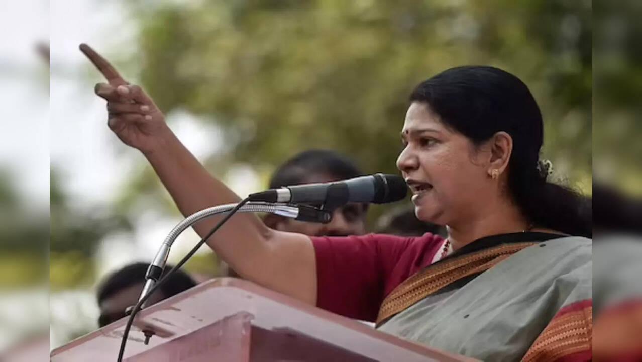 'I apologise as woman, human being': Kanimozhi on DMK leader's ...