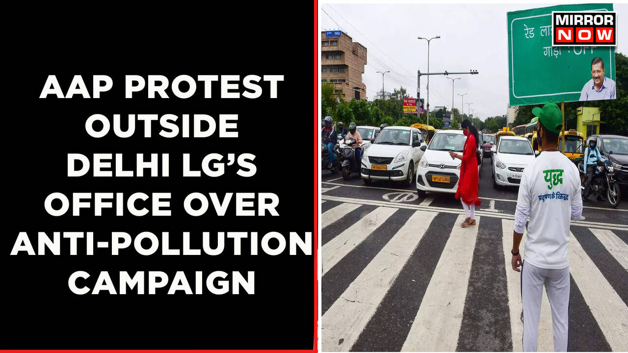 AAP Vs Delhi LG Erupts Over 'Red Light On, Gaadi Off' Campaign ...