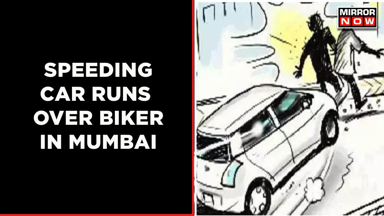 Mumbai Hit And Run Case | Speeding Car Runs Over Biker | Incident ...