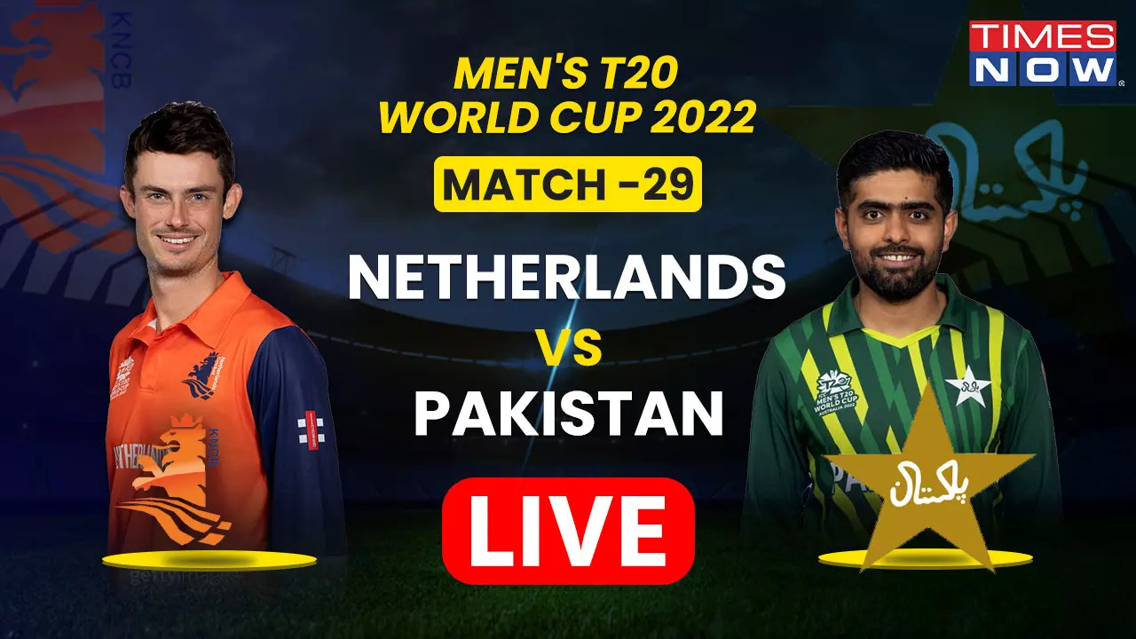 PAK vs NED Live Score,T20 World Cup Live Cricket Score 2022, Pakistan ...