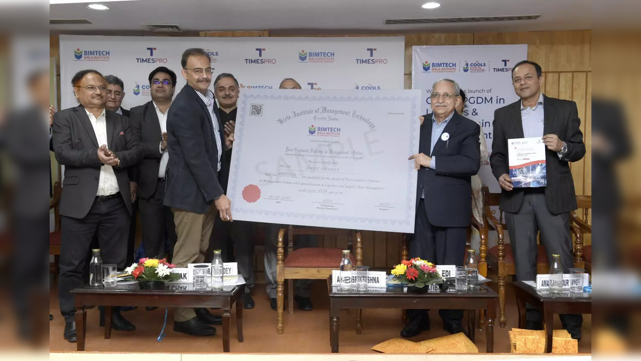 BIMTECH, TimesPro launches online PGDM with specialisation in Supply Chain and Logistics ...