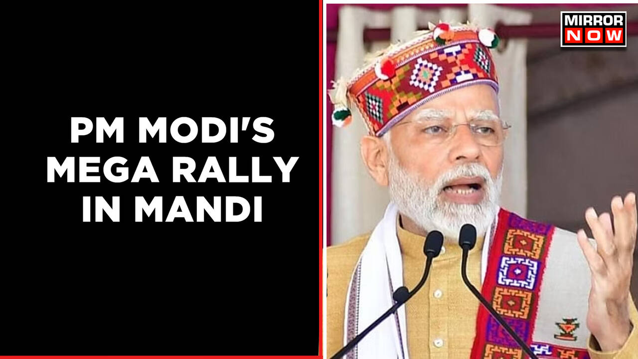 Prime Minister Modi Addresses Rally In Mandi's Sundar Nagar | Himachal ...