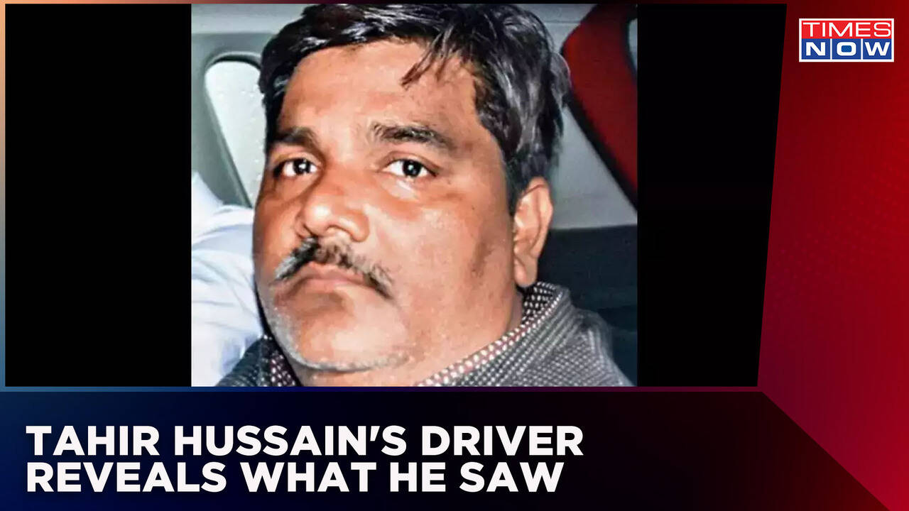 Tahir Hussain's Driver Reveals What He Saw | Court Frame Charges In ...