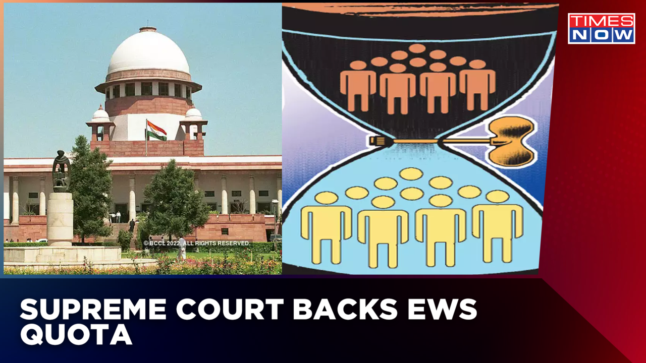 Supreme Court Backs EWS Quota, Three Out Of Five Judges Upheld The ...
