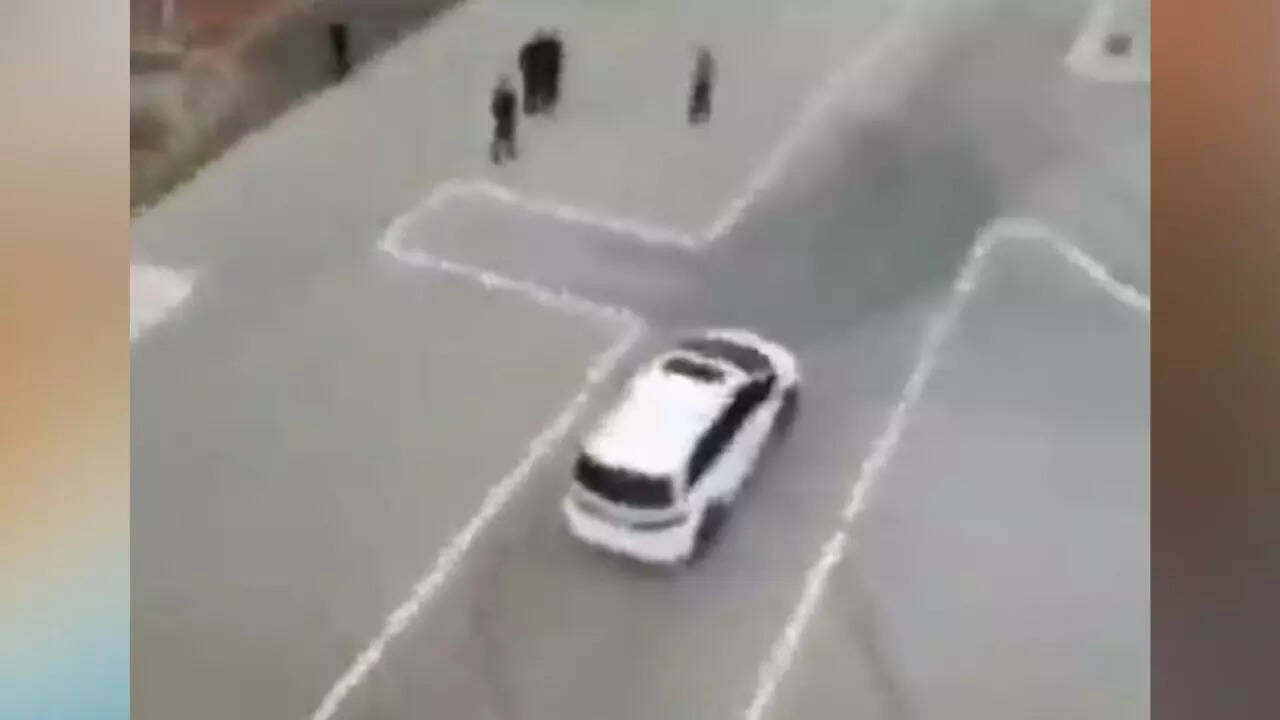 Viral video of China's driving test leaves the internet in shock ...