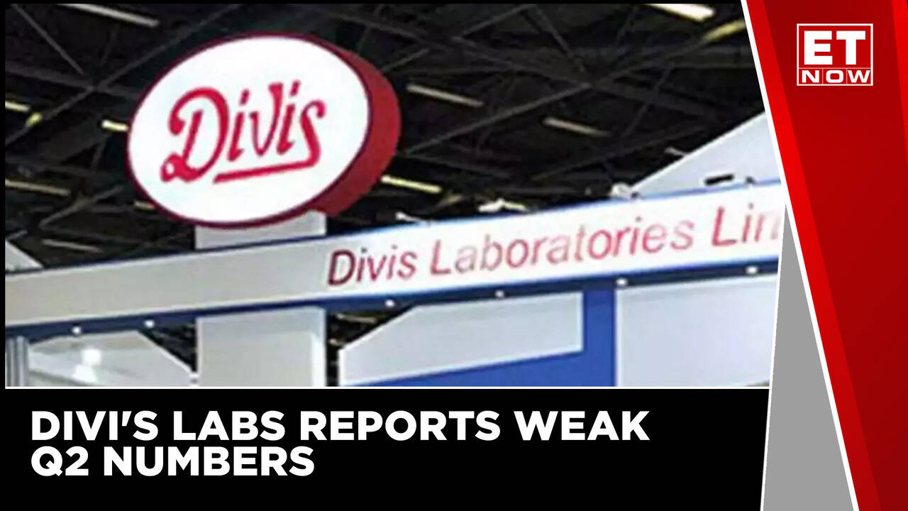 Divi's Labs Reports Weak Q2 Numbers; Margins Fall More Than 767 Points To 33.5 % | ET Now ...