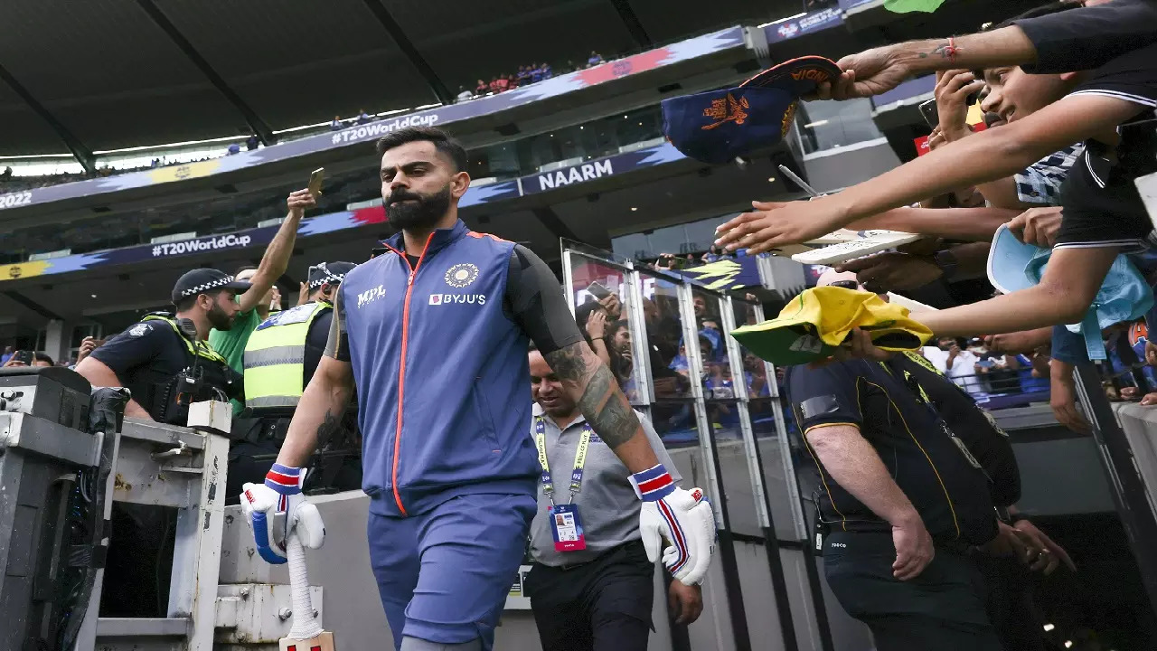 Virat Kohli times the ball sweetly in practice session ahead of semi-final vs England - WATCH ...