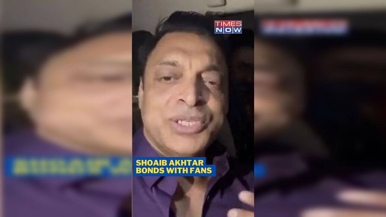 Shoaib Akhtar's Chit Chat With Fans Ahead Of Pak Vs NZ T20 World Cup ...