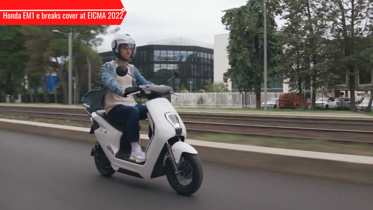 Honda EM1 e breaks cover at EICMA 2022: Electric Moped | Bike News News ...
