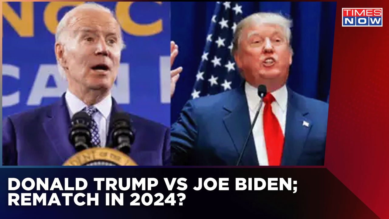 Donald Trump vs. Joe Biden Rematch In 2024 US Presidential Election ...