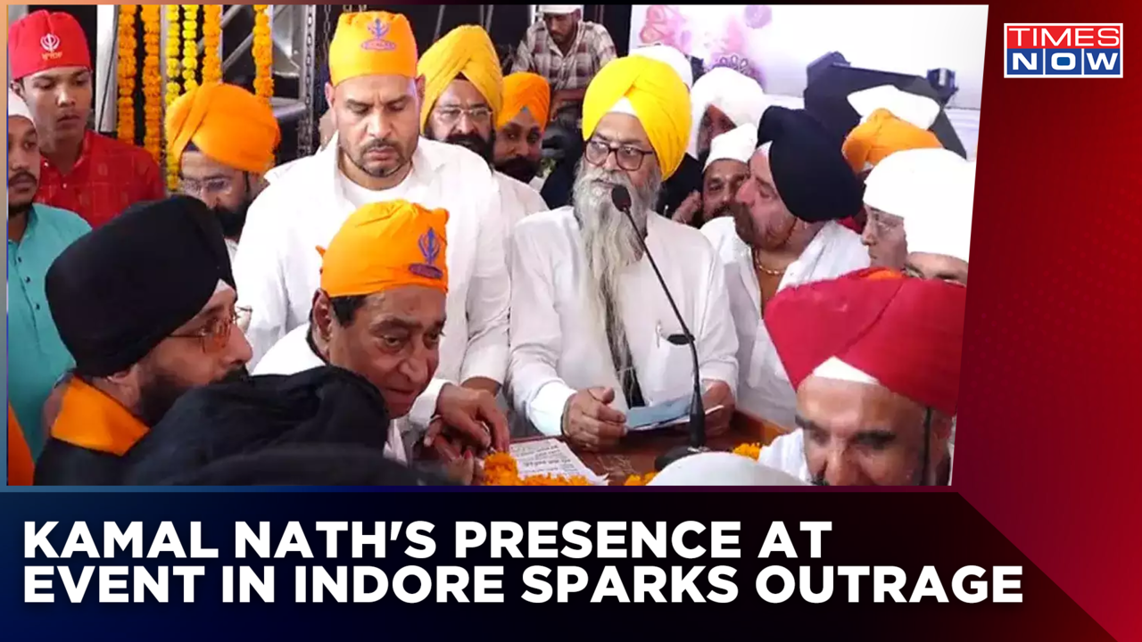 Man Becomes Angry At Kamalnath's Presence On Guru Purab; Outrage Over ...
