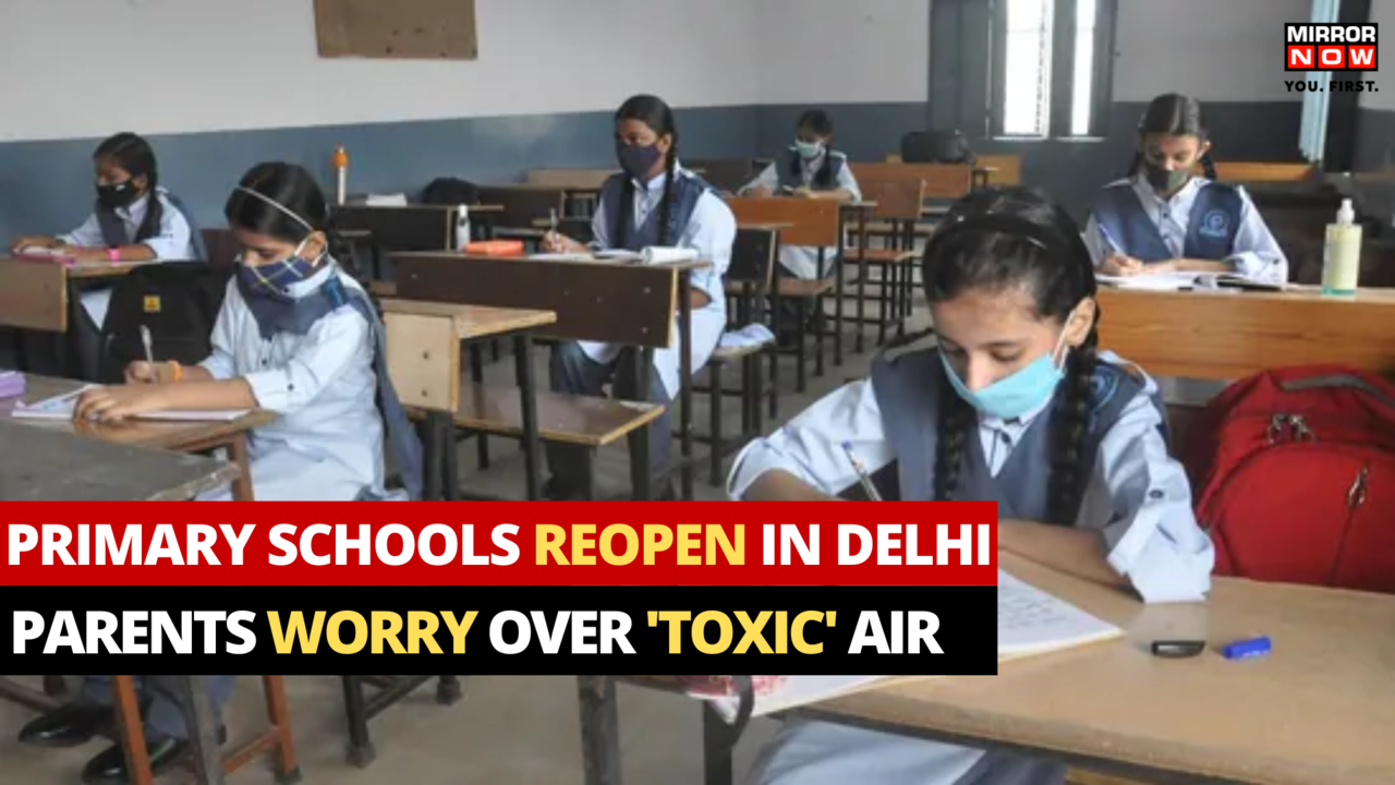 Delhi Pollution | Primary Schools Reopen, Parents Worried About 'Hazardous' AQI | Times Now