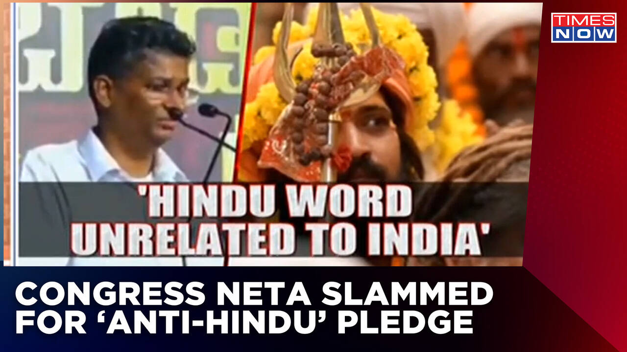 Congress Neta Says 'Meaning Of Word Hindu Is Dirty'; BJP Slams 'Anti ...