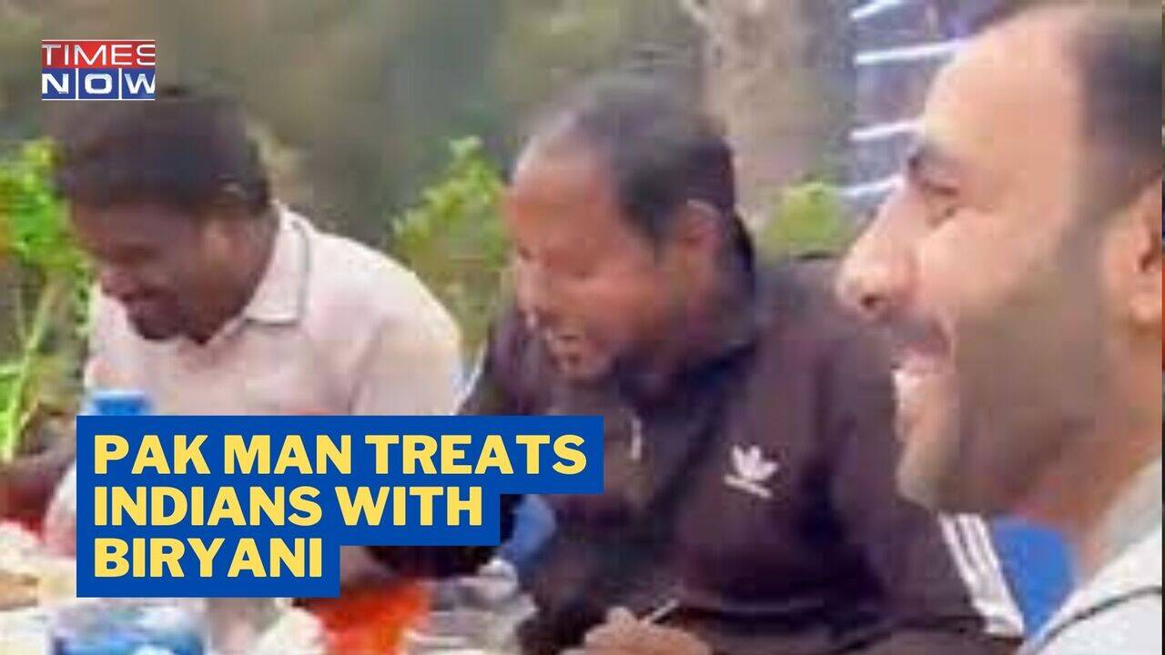 Pakistani Man Throws Biryani Party For Indian Visitors #shorts | Times Now