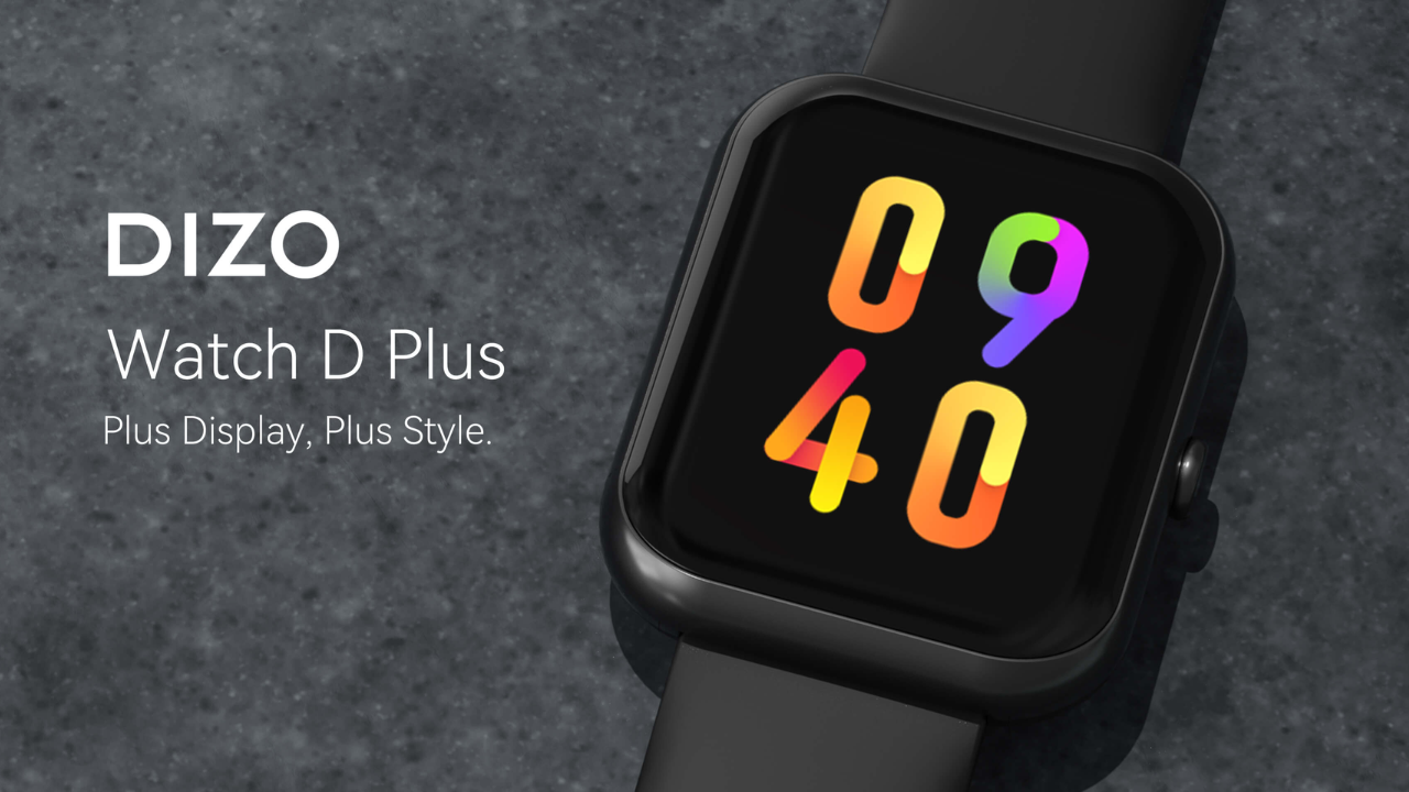 DIZO Watch D Plus with 110+ sports modes, 14 days battery life launched in India | Technology ...