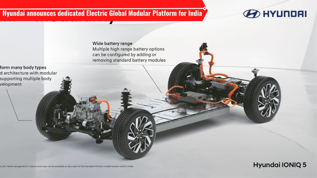Hyundai announces dedicated Electric Global Modular Platform for India