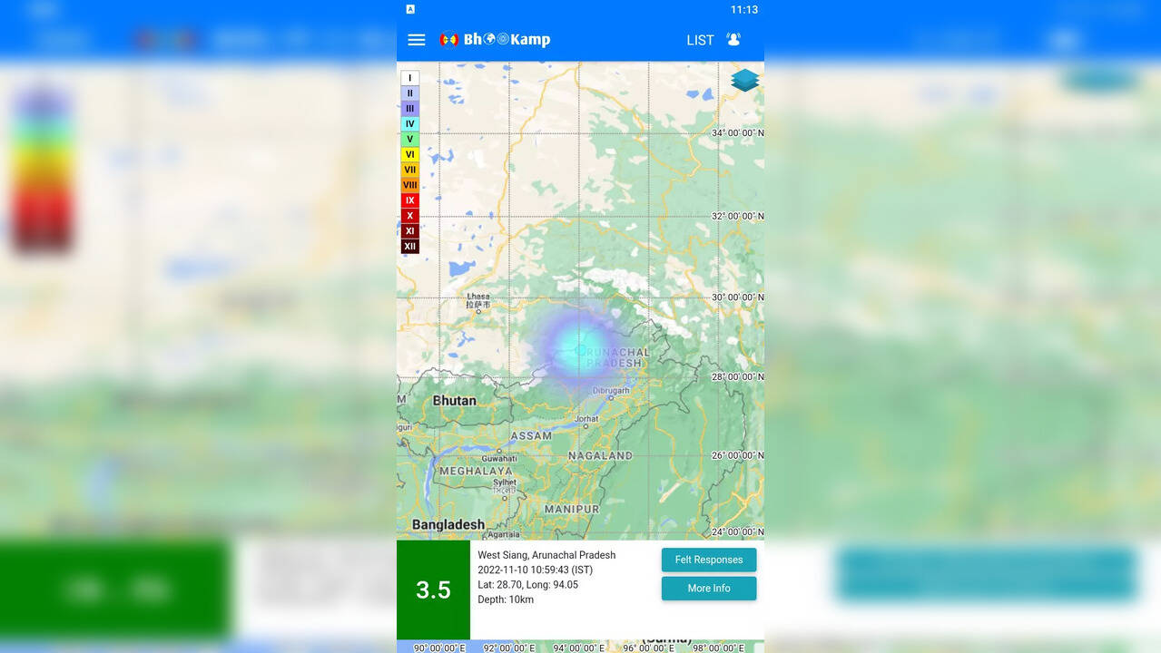 Earthquake in Arunachal Pradesh: Two quakes measuring 5.7 and 3.5 hit ...