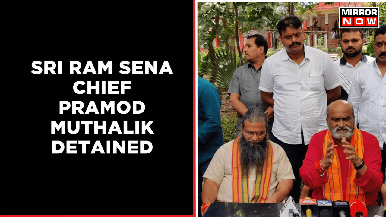 Sri Ram Sena Chief Pramod Muthalik Taken Into Preventive Custody | Tipu ... Sri Ram Sena Chief Pramod Muthalik Taken Into Preventive Custody | Tipu ...