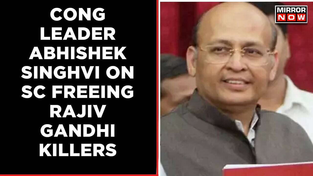 Congress Leader Abhishek Singhvi Holds A Press Conference On Rajiv ...