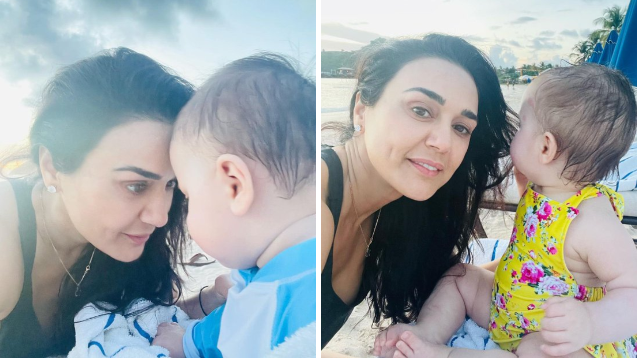 Preity Zinta's twins Gia and Jai turn 1, See inside pics from adorable ...