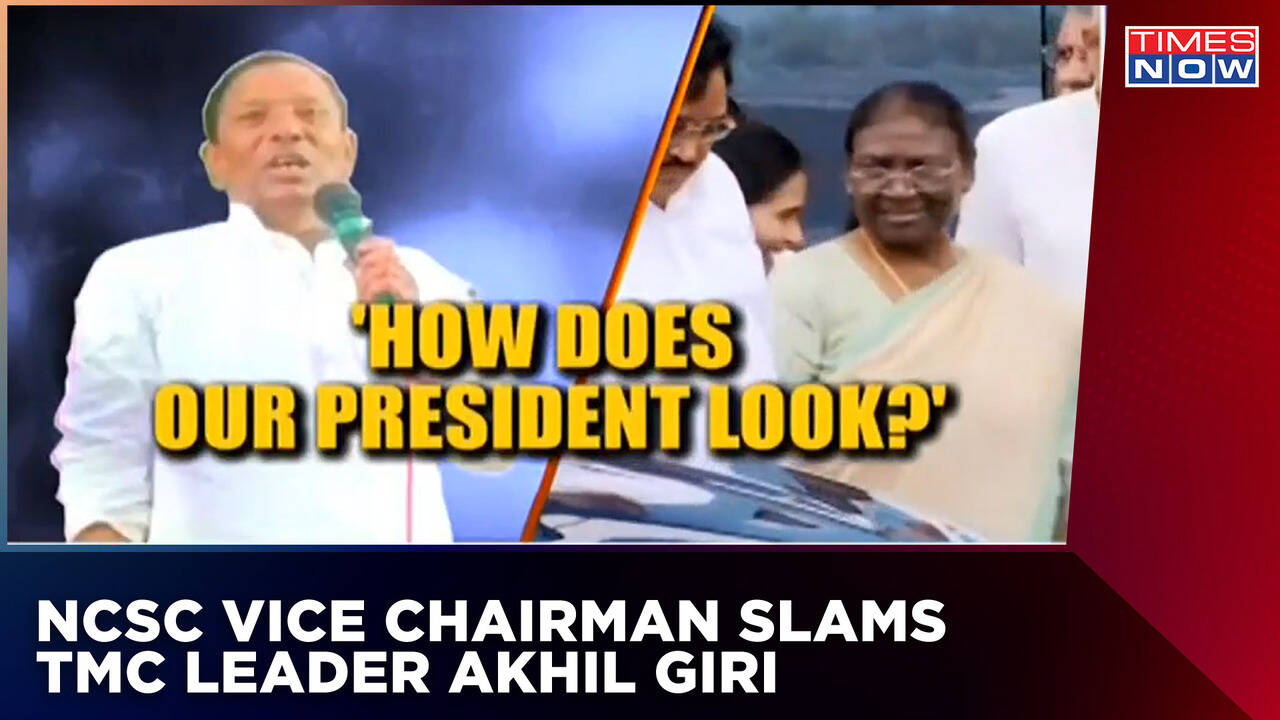 TMC Leader Insults President Droupadi Murmu, Vice Chairman Of NCSC ...