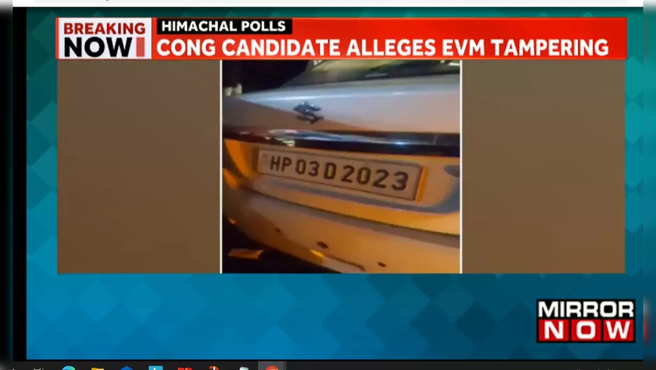 Himachal Pradesh polls: Congress candidate alleges tampering after EVM ...