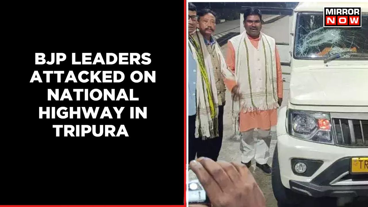 BJP Leaders Attacked On National Highway In Khowai District Of Tripura ...