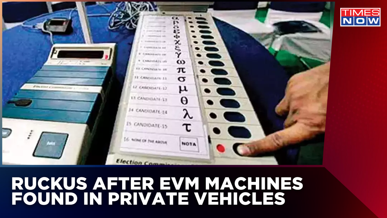 EVM Machines Found In Private Vehicles, Ruckus In Battleground Himachal ...