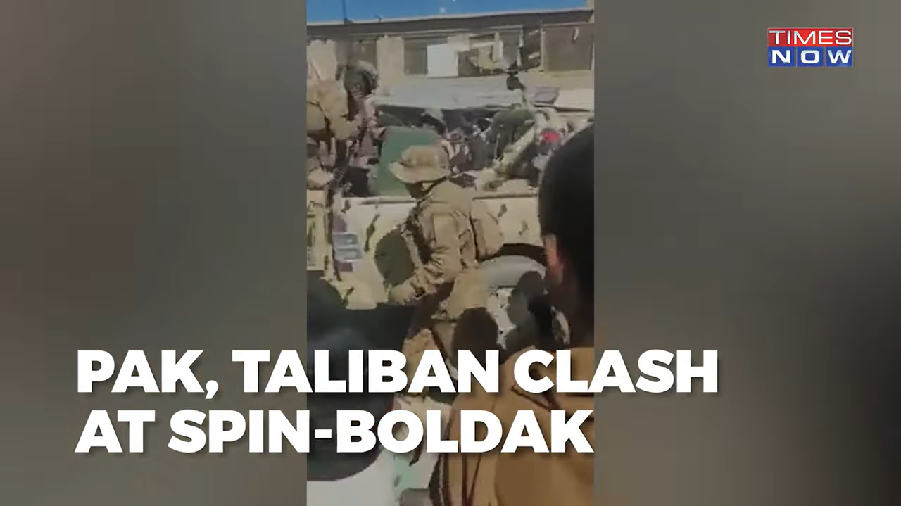 Caught on cam: Taliban-Pakistan soldiers clash at Spin Boldak border ...
