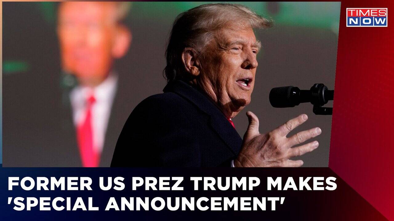 Former US President Donald Trump Announces Third Run For White House In ...