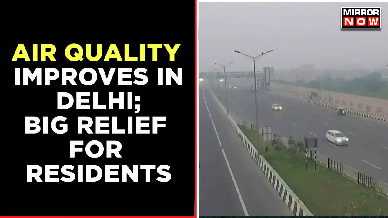 Delhi's Air Quality Improves To 'Moderate' Quality After Weeks Of Severe Toxic Air | English ...